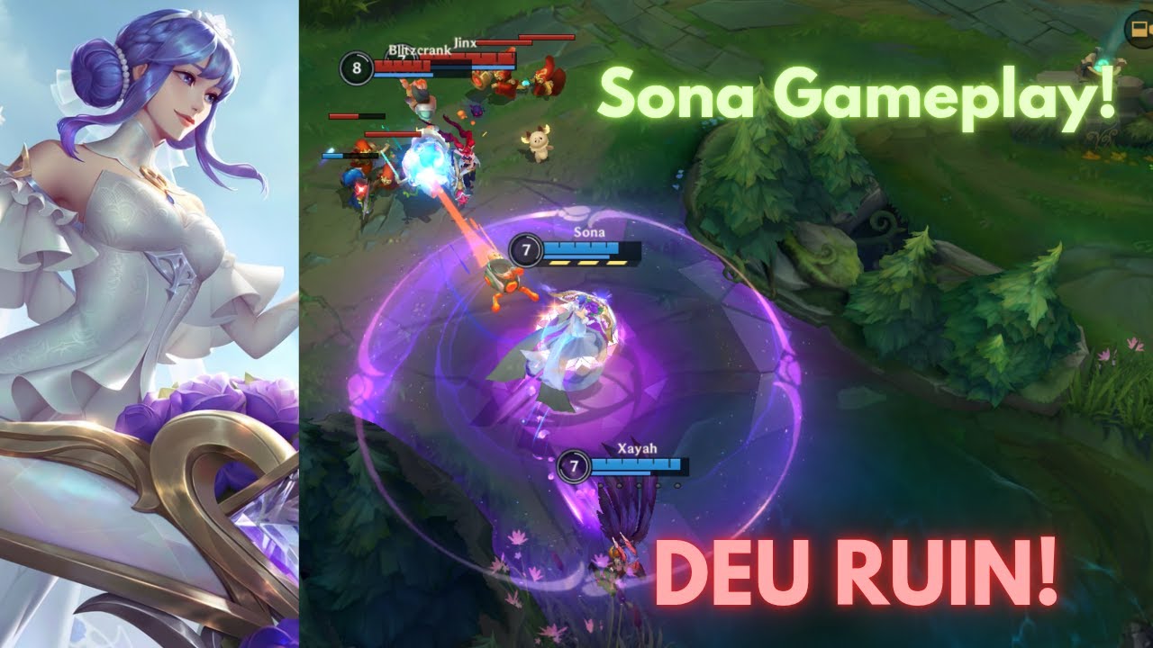 Sona Gameplay! Ranqueada do Ouro - YouTube