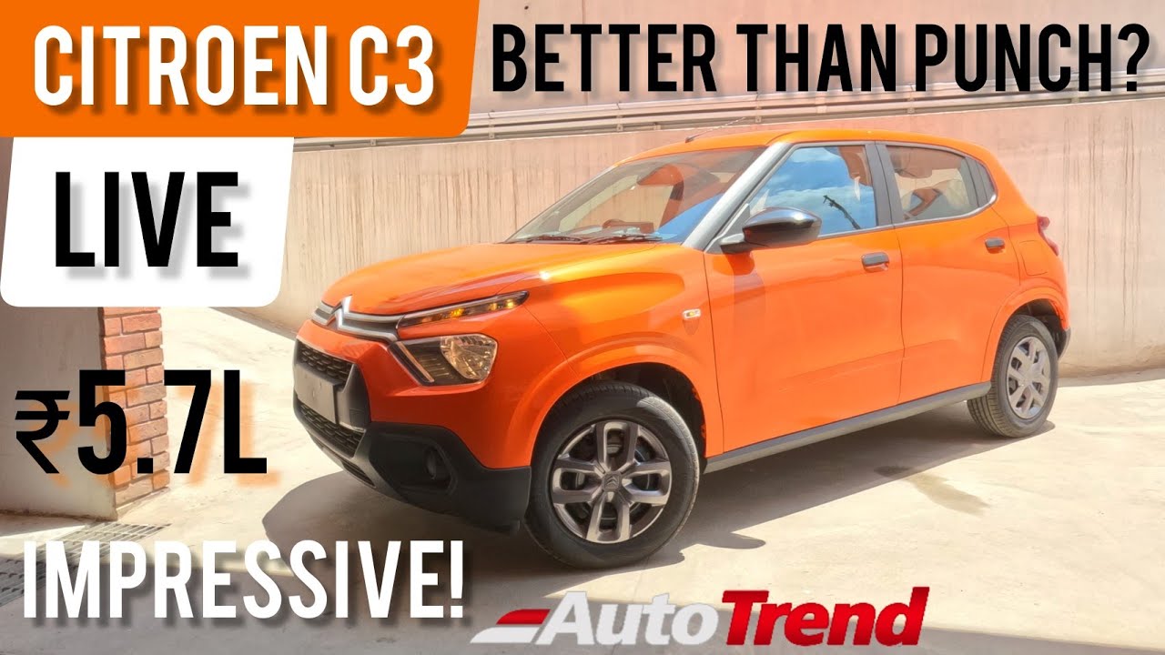 Citroen C3 Base Model Live Most Detailed Walkaround Review | Best Value ...