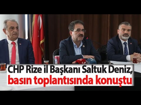 İl Başkanı Saltuk Deniz Çay müstahsilinin sıkıntısı olan çay konusunda açıklamalarda bulundu