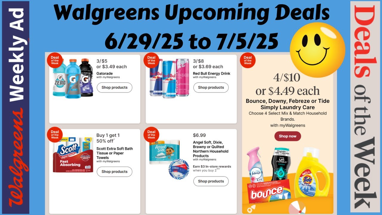 Walgreens Upcoming Deals 6/29/25 to 7/5/25 - Cheap Hair Care, Oral Care ...