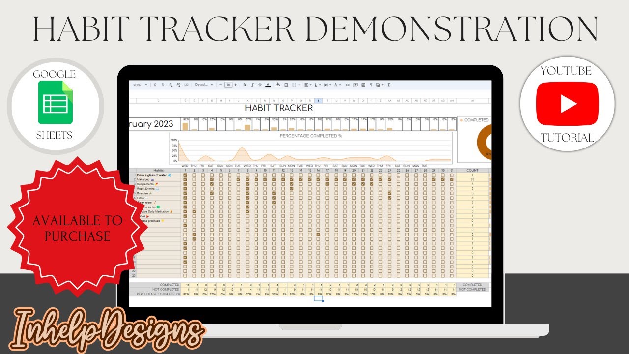 Simple Habit Tracker Demonstration - YouTube