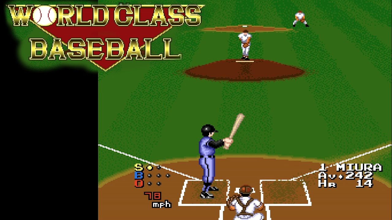 World Class Baseball ... (TurboGrafx-16) 60fps Gameplay - YouTube