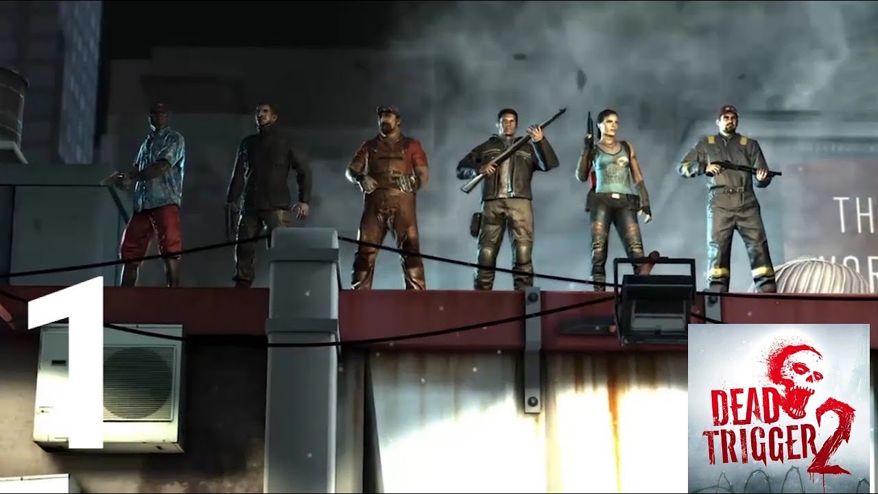 DEAD TRIGGER 2 - Zombie Game FPS shooter - Gameplay Walkthrough Part 1 -USA CAMPAIGN( Android ...