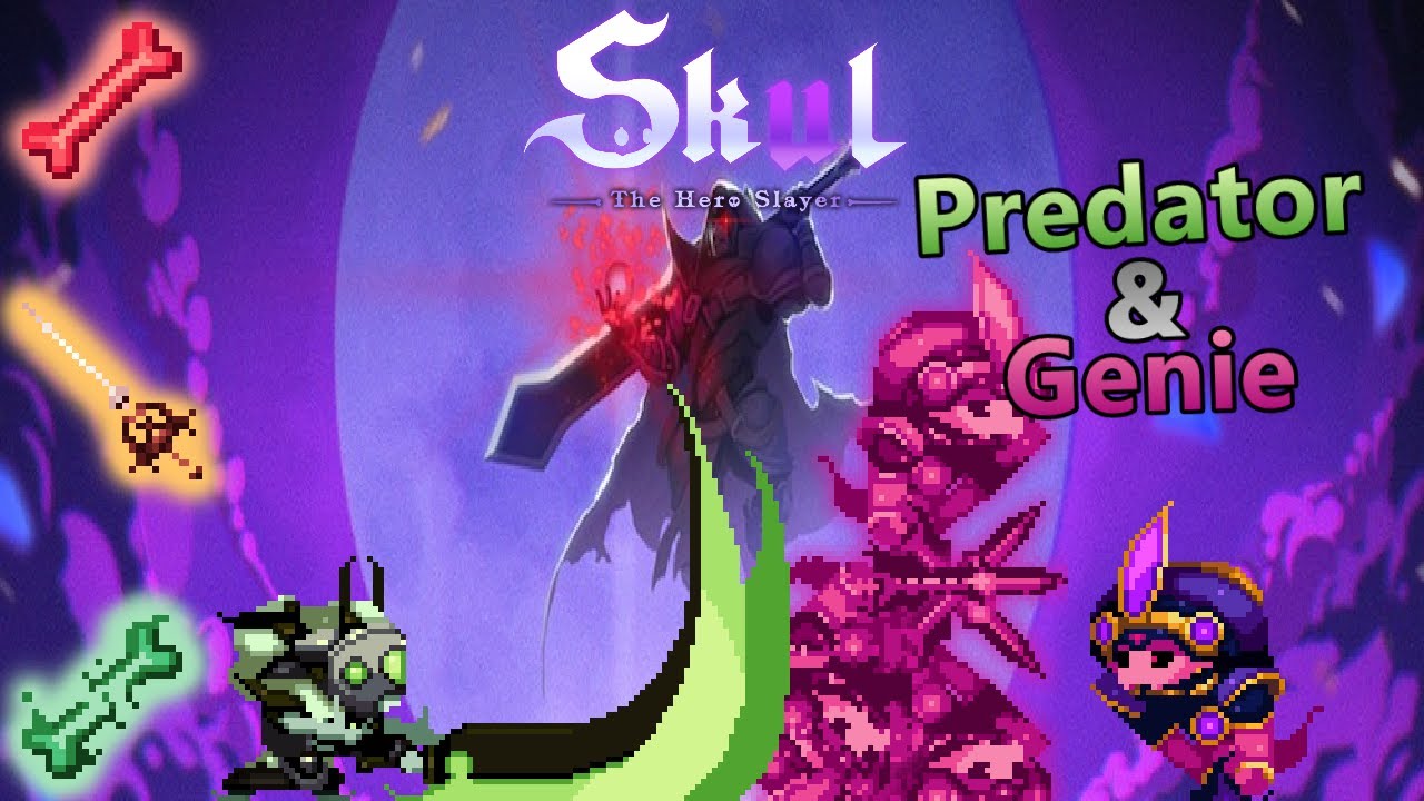 Skul the Hero Slayer Run - BASIC ATTACKS TEARING THROUGH CARLEON! GENIE ...