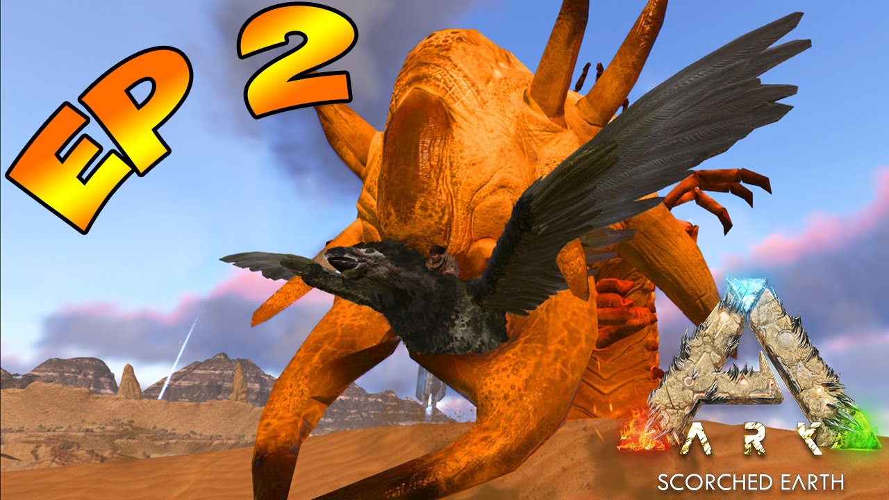 ARK : Scorched Earth - Ep. 2 ~ ALPHA DEATHWORM ATTACK! Pooping Evolved ...