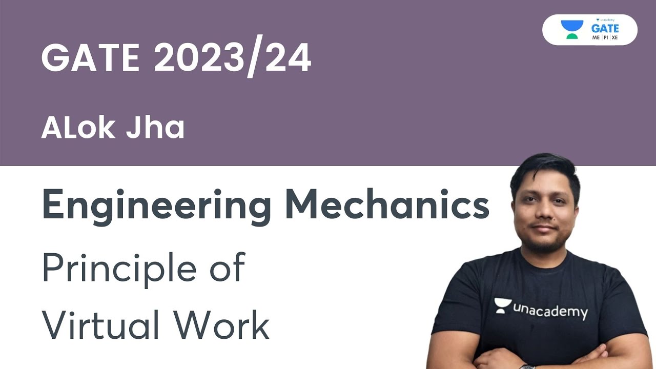Principle of Virtual Work | Engineering Mechanics | GATE 2023/24 | Part ...