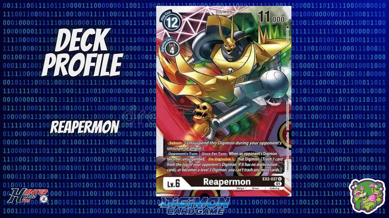 Deck profile Reapermon | BT14 - YouTube