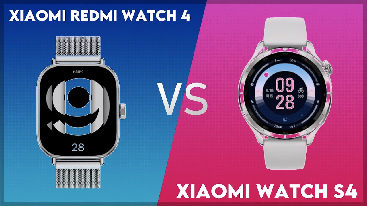 Xiaomi Redmi Watch 4 vs Xiaomi Watch S4 Comparison - YouTube