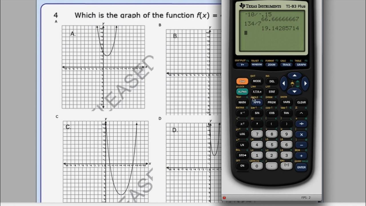 Math 1 EOC Review 1-10 - YouTube
