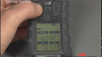 MSA Altair 4 Gas Meter - YouTube