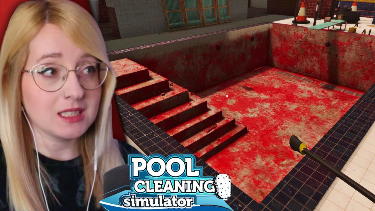 THAT'S A LOT OF BLOOD | Pool Cleaning Simulator - YouTube