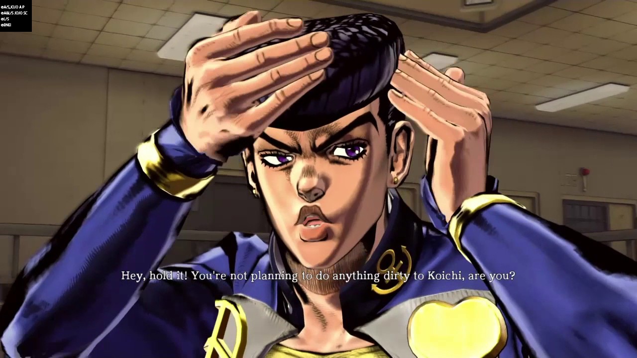 Josuke (quotes) vs Morioh characters - YouTube