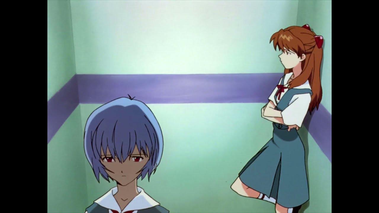 Asuka and Rei Elevator Scene (Dubbed) - Neon Genesis Evangelion - YouTube