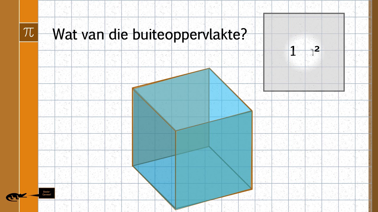 Les28- Volume, Kapasiteit en Buiteoppervlakte van Kubus - Wiskunde ...