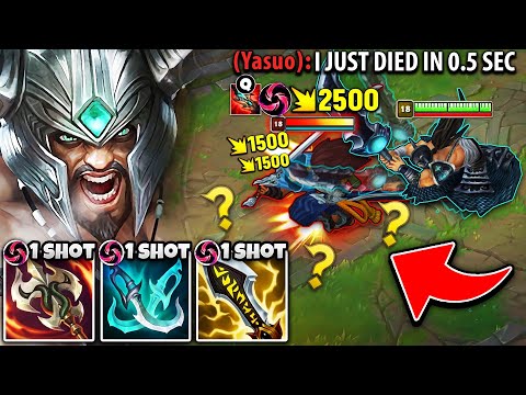 Nobody expects this BROKEN Tryndamere Mid strategy (TURBO 1V5 CARRY)