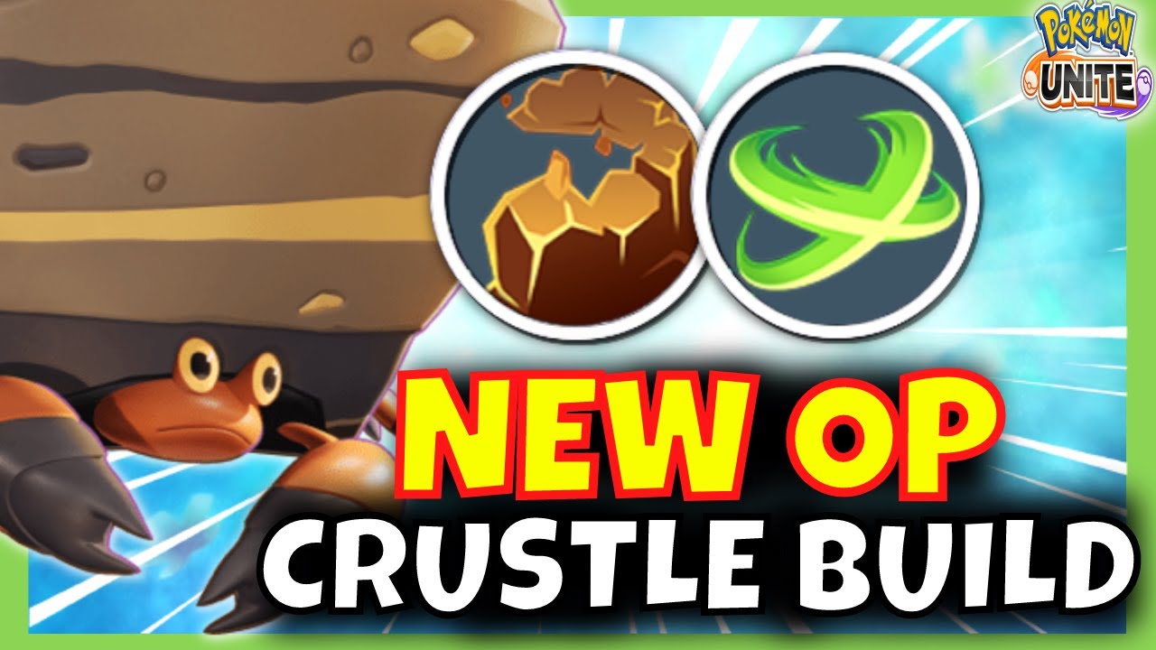 This Crustle Build is 100% CRACKED! | Pokemon Unite Crustle Gameplay ...