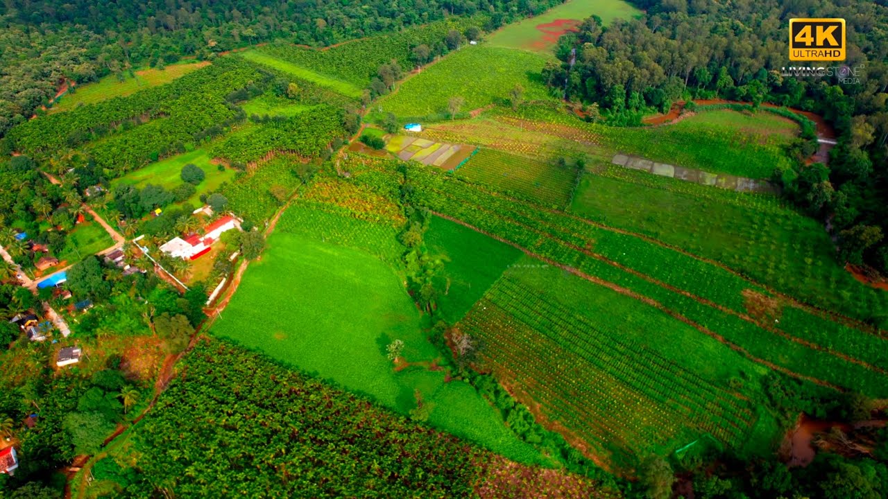 GURUPURA VILLAGE || CHIKKMANGLORE || LIVINGSTONE MEDIA || 4K DRONE ...