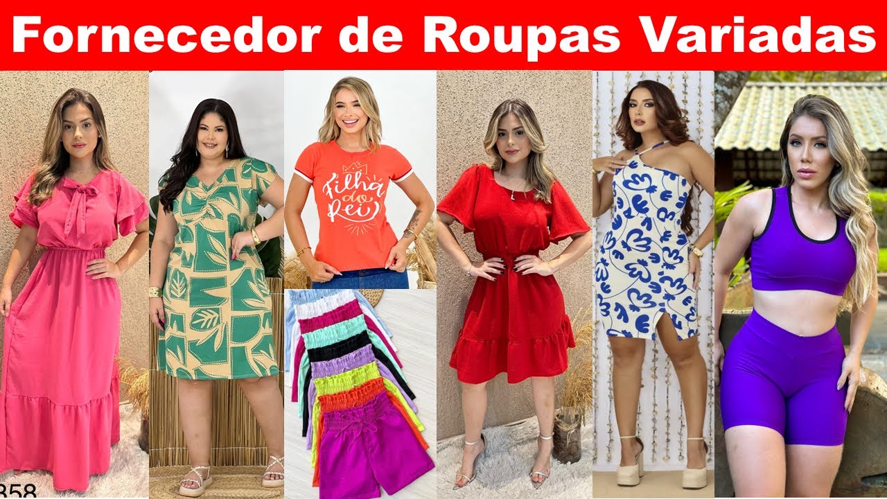 FORNECEDOR DE ROUPAS VARIADAS, MODA FEMININA, INFANTIL, MODA FITNNES E ...