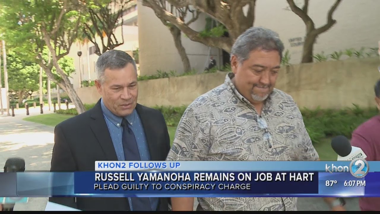 Russell Yamanoha remains on job at Hart after pleading guilty - YouTube