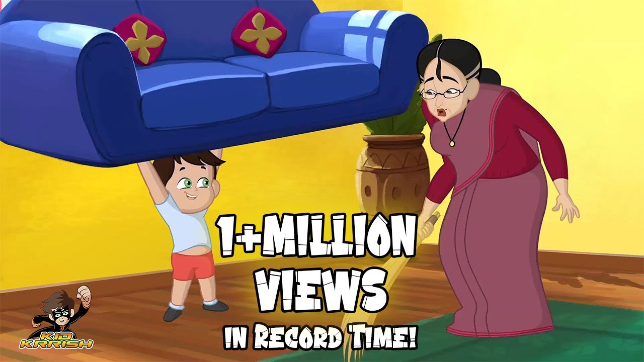 Kid Krrish Animation Movie in Hindi | Best Scenes of Incredible Krishna ...