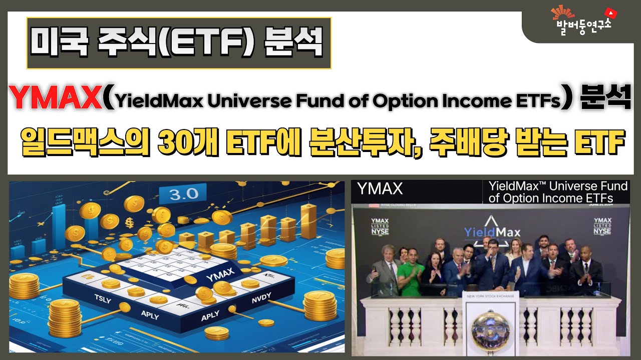 YMAX 분석, 일드맥스의 30개 ETF에 분산투자하며 주배당 받는 YieldMax Universe Fund of Option ...