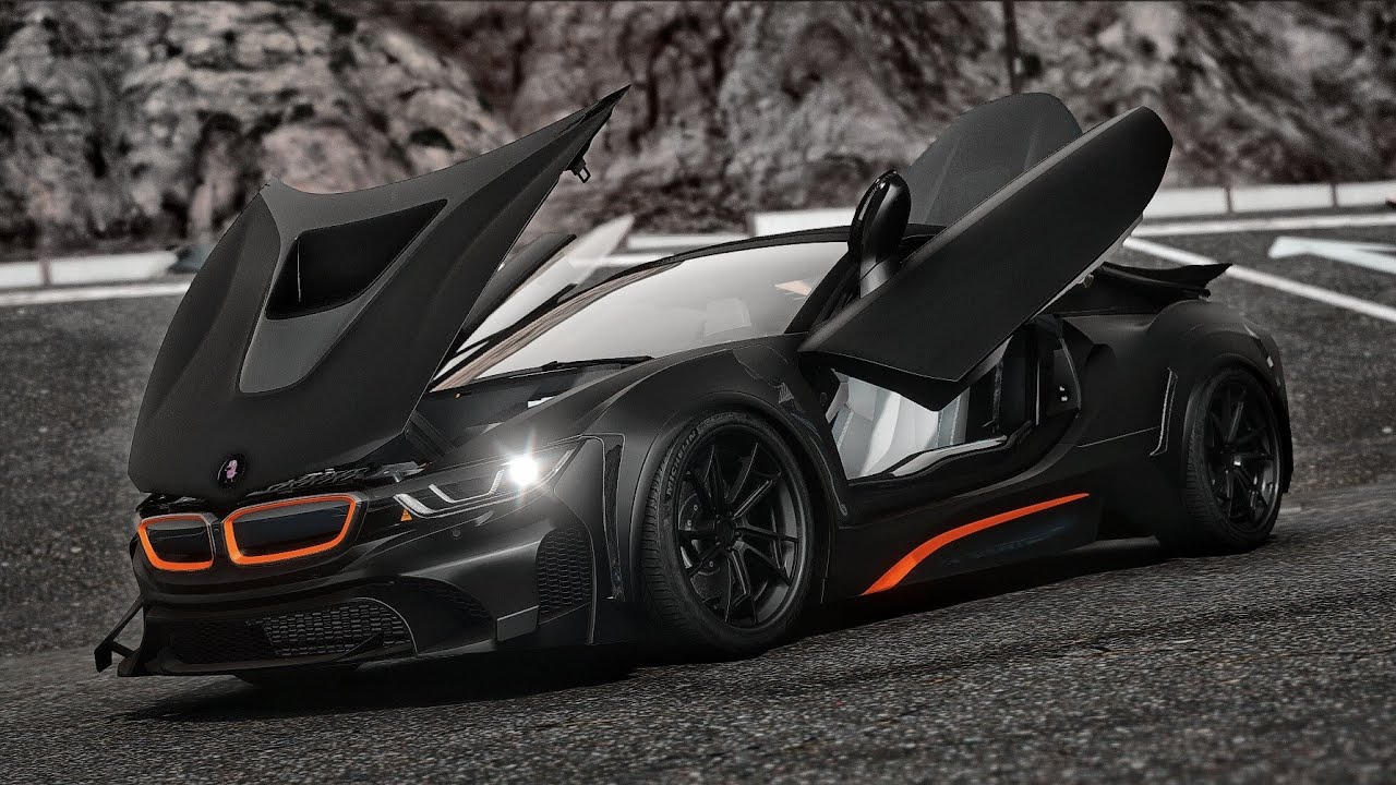 BMW i8 Custom Kit || Rockstar Cinematic Edit || FroDy Customs - YouTube