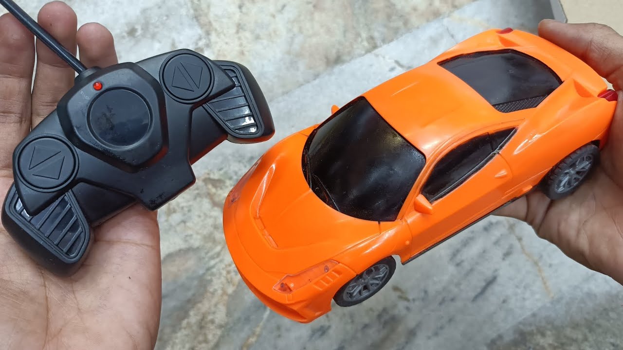Orange Colour Remote Control Car / High Speed RC car Unboxing # ...