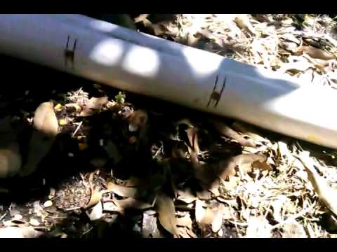 Setting up a hog pipe or a hog feeder - YouTube