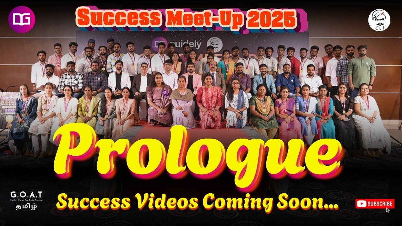 Success Meet Up 2024-25🥇- Prologue | எல்லாமே சீக்கிரம் மாறும், விடா ...