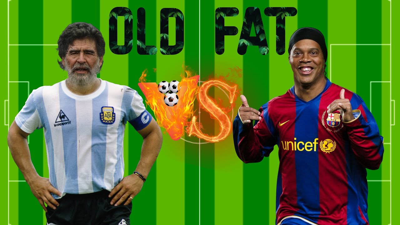 maradona old vs ronaldinho fat(FUNNY VIDEO)🔥💪 - YouTube