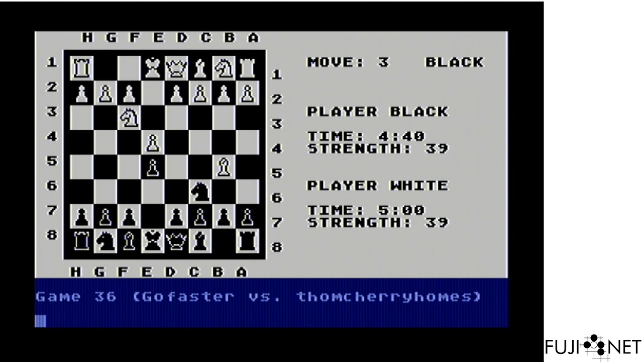 #FujiNet gets its first Game! - A Free Internet Chess (FICS) Client ...