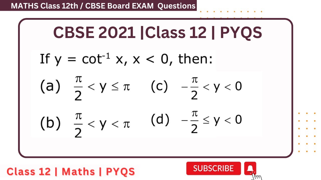 If y=cot -1 x , x is lt 0 then | If y=cot inverse x , x is less than 0 ...