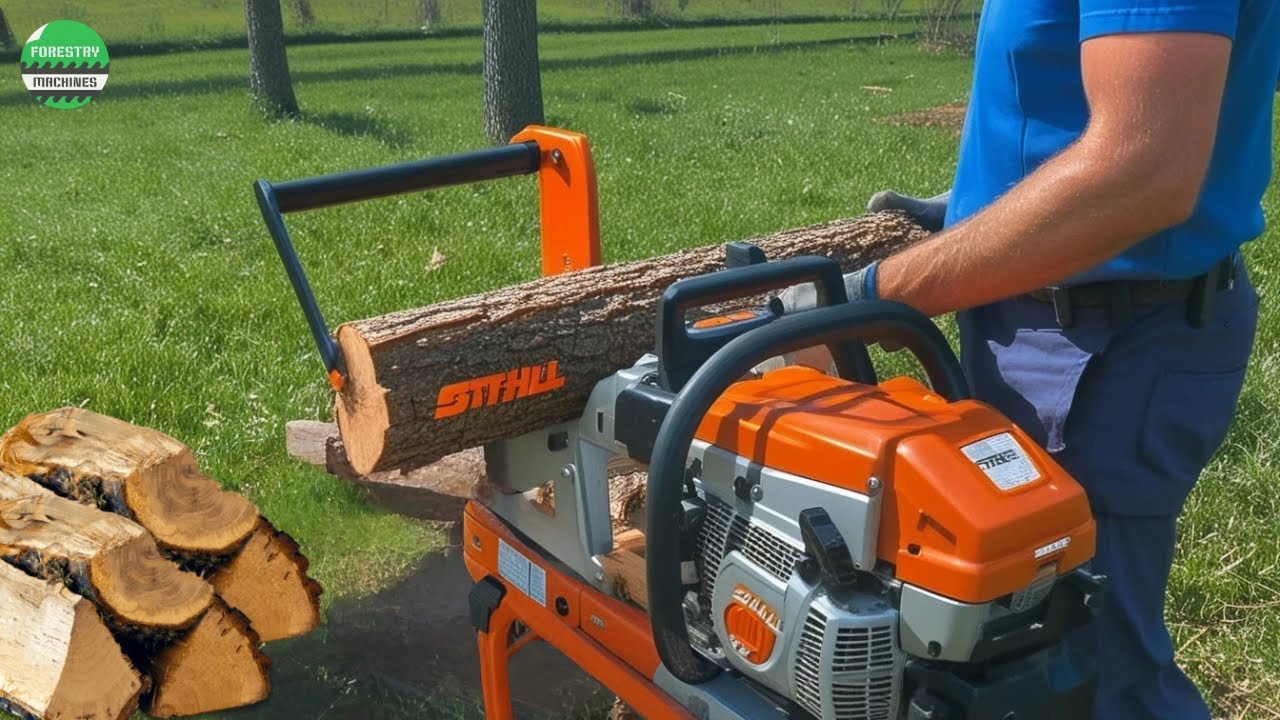 Fastest Automatic Firewood Processing Machine | Homemade Modern Wood ...