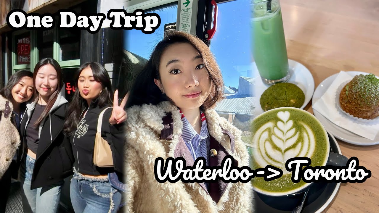 My First Vlog | One day trip from Waterloo to Toronto & high school ...