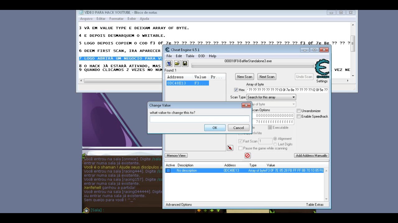 HACK TRANSFORMICE - /CHEAT ENGINE/ RATO LEVE + ÁGIL! - YouTube