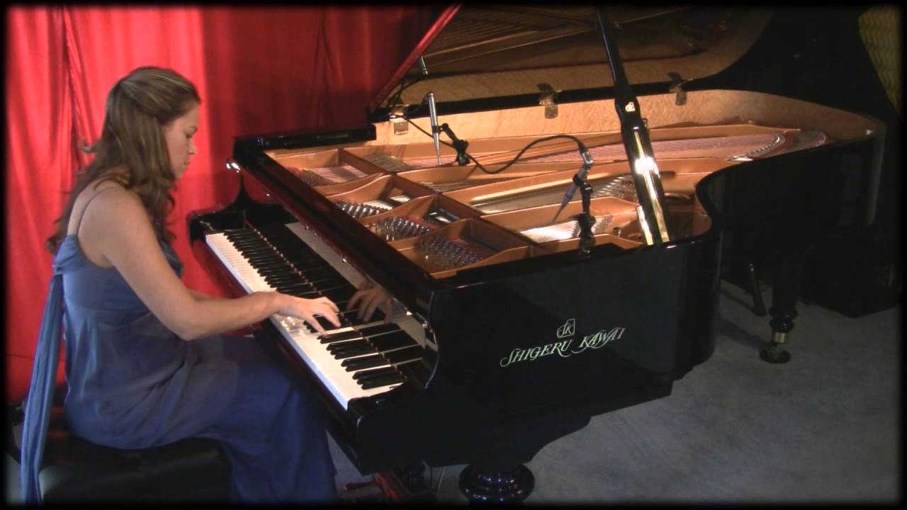 Amy Janelle performs "Elder Tree" at Piano Haven Studio - Shigeru Kawai ...
