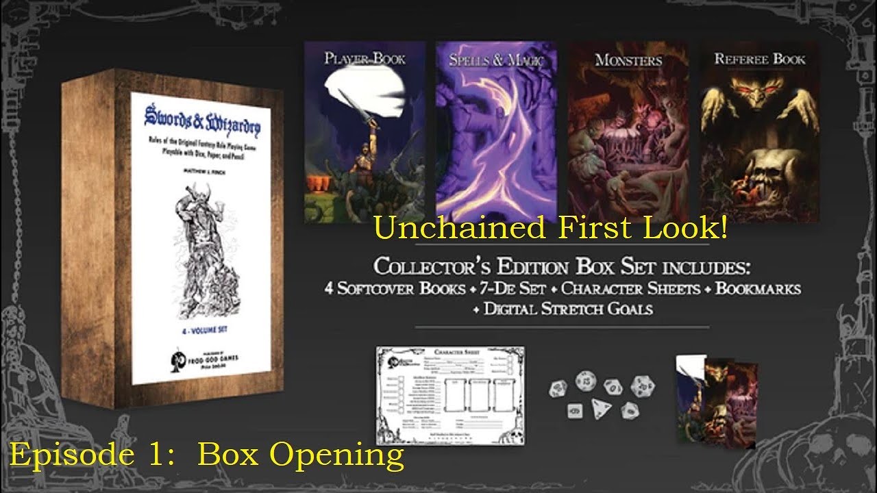 Swords & Wizardry Collector's Edition - Box Opening ep. 1 - YouTube