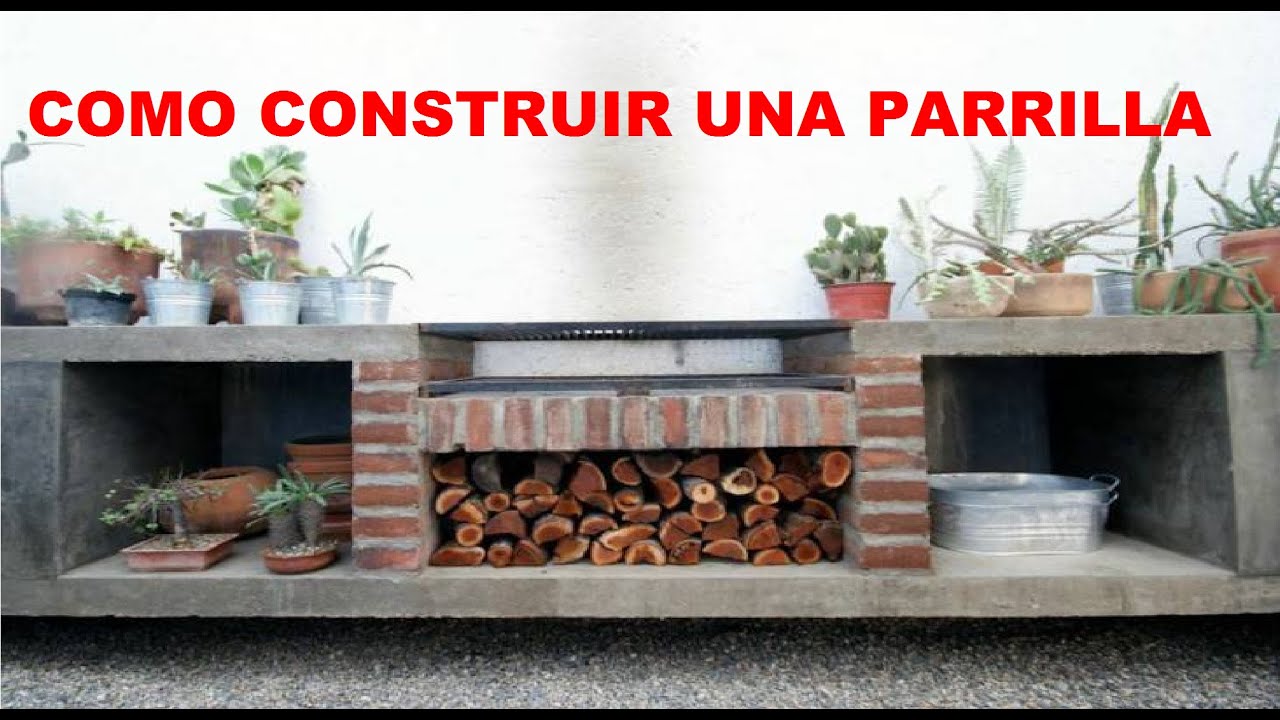 como CONSTRUIR una PARRILLA - YouTube