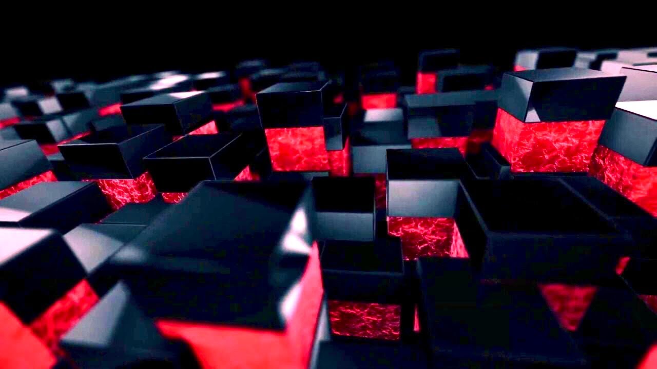 3D Lava Cube Animation background video , No Copyright || 3d lava floor ...