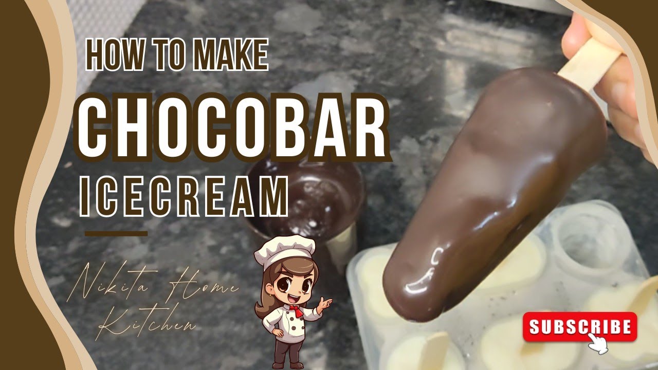 Homemade Chocobar | Chocobar Ice Cream Recipe | बिल्कुल मार्केट जैसी सब ...