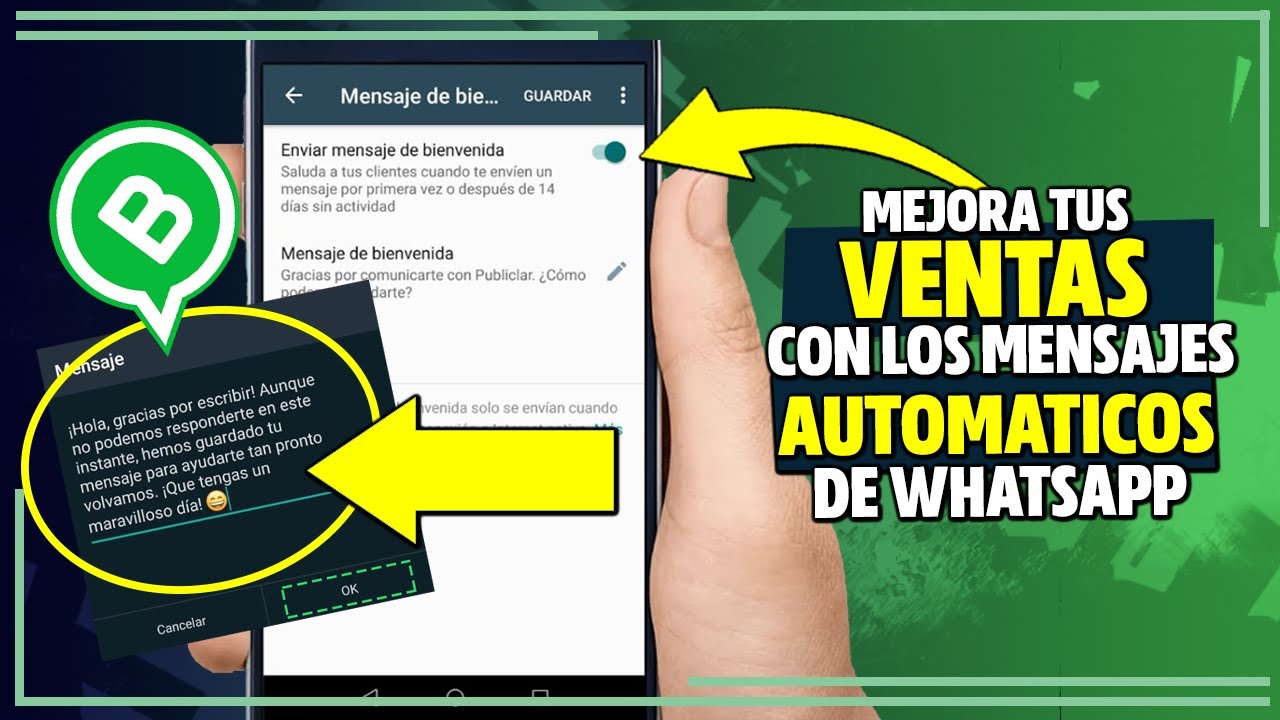 💚Como CONFIGURAR LOS MENSAJES AUTOMÁTICOS en WHATSAPP BUSINESS 💰🔥 CURSO ...