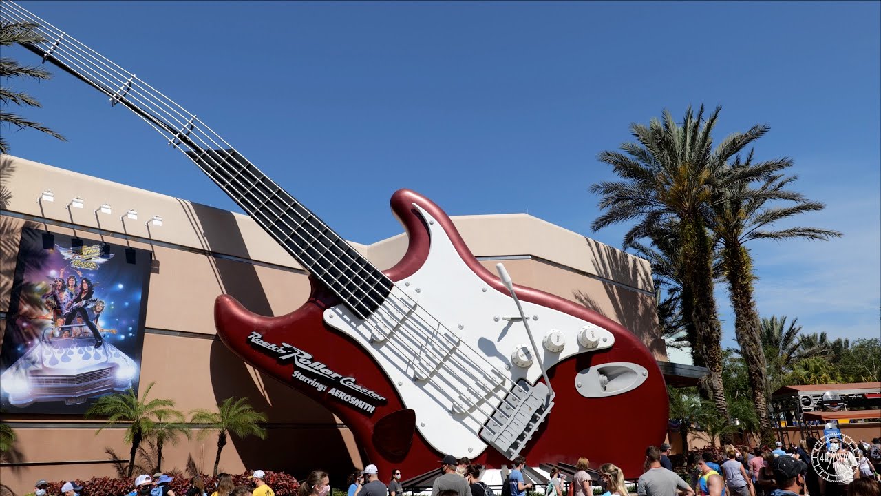 Shopping at the Rock ‘n’ Roller Coaster Store at Disney's Hollywood ...