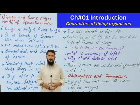 Introduction to biology | characteristics of living organisms | class ...