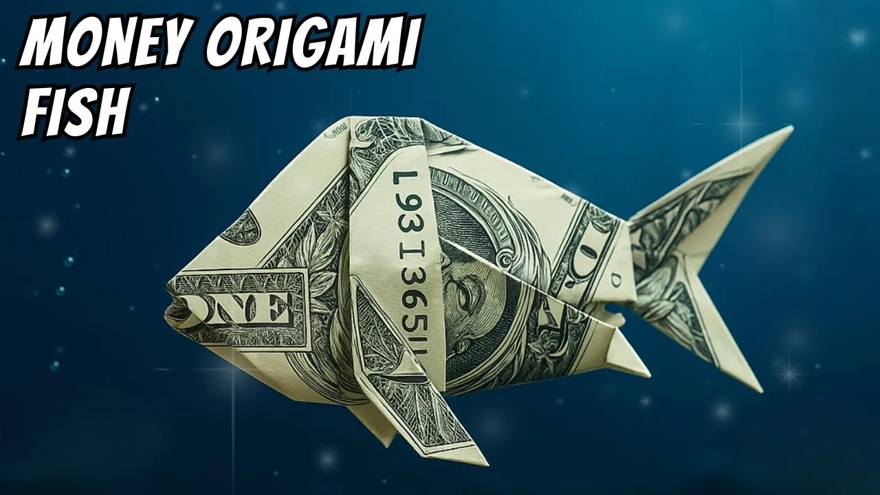 Money Origami Fish – Simple & Fun Dollar Bill Fold for All Ages! - YouTube