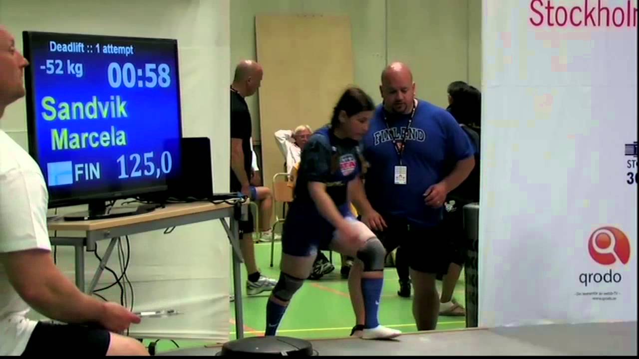 World Cup 2012 Classic Powerlifting Women -47-52 Deadlift - YouTube