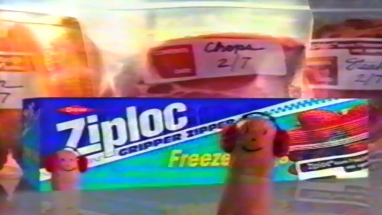 1995 Ziploc Freezer Bags "Fingerman" Commercial - YouTube