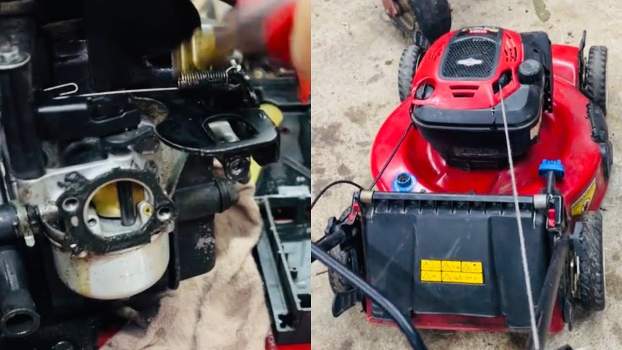 How to Tune Up a Small Engine & Clean a Lawn Mower Properly - YouTube