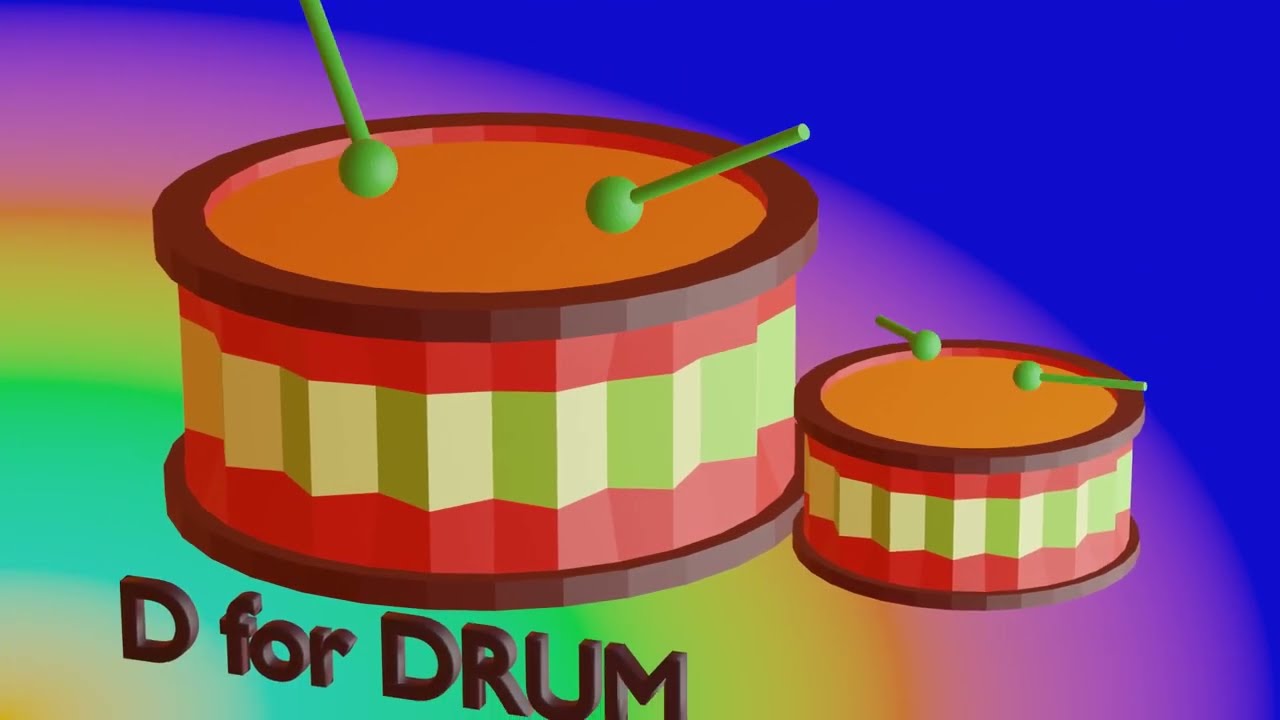 D for Drum | ABC Song | Alphabets | #kidssong #alphabets #dfordog # ...