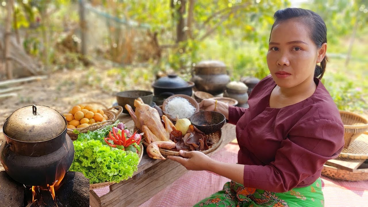 Yummy Tasty Steam Chicken Noodle - Cooking Yummy Chicken Eating ...