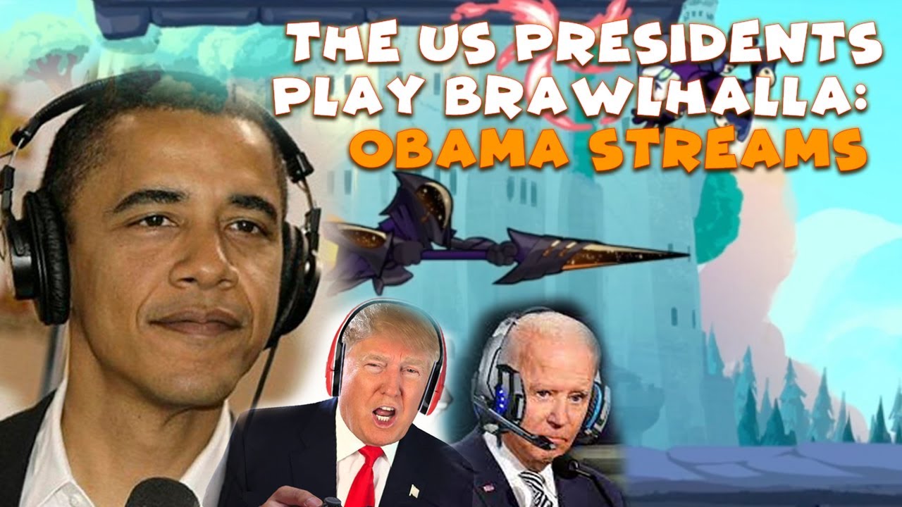 The US Presidents Play Brawlhalla: Obama Streams - YouTube